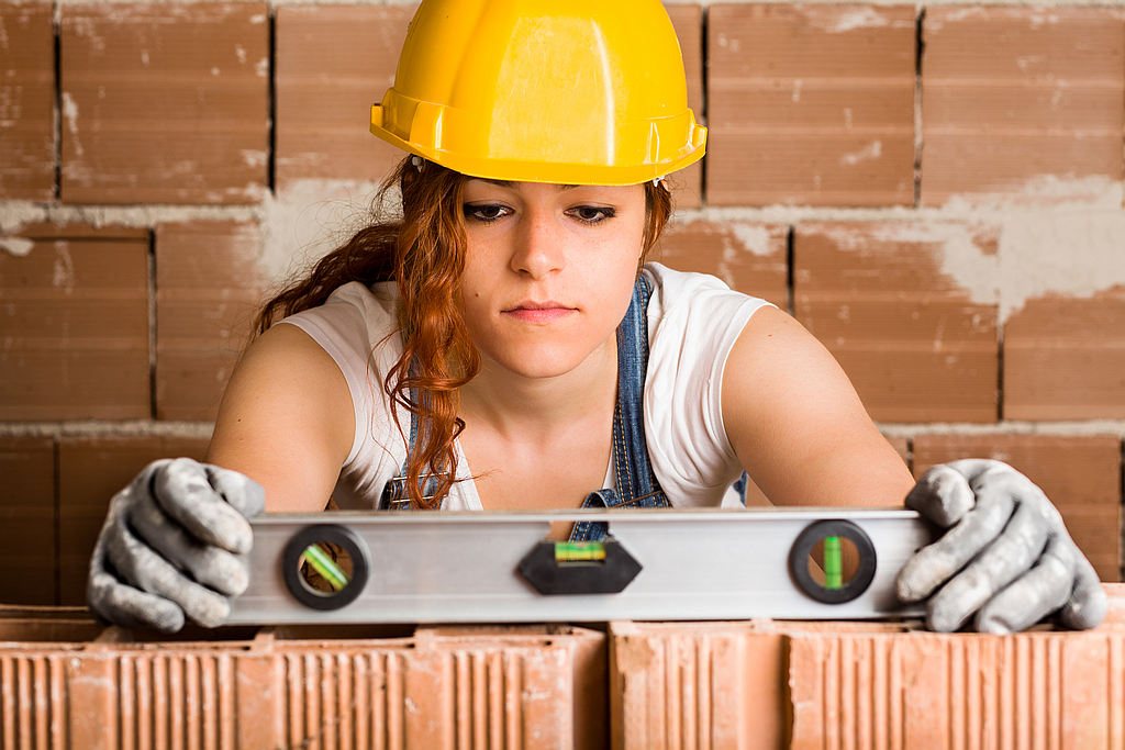 Building Work - Female Tradesperson